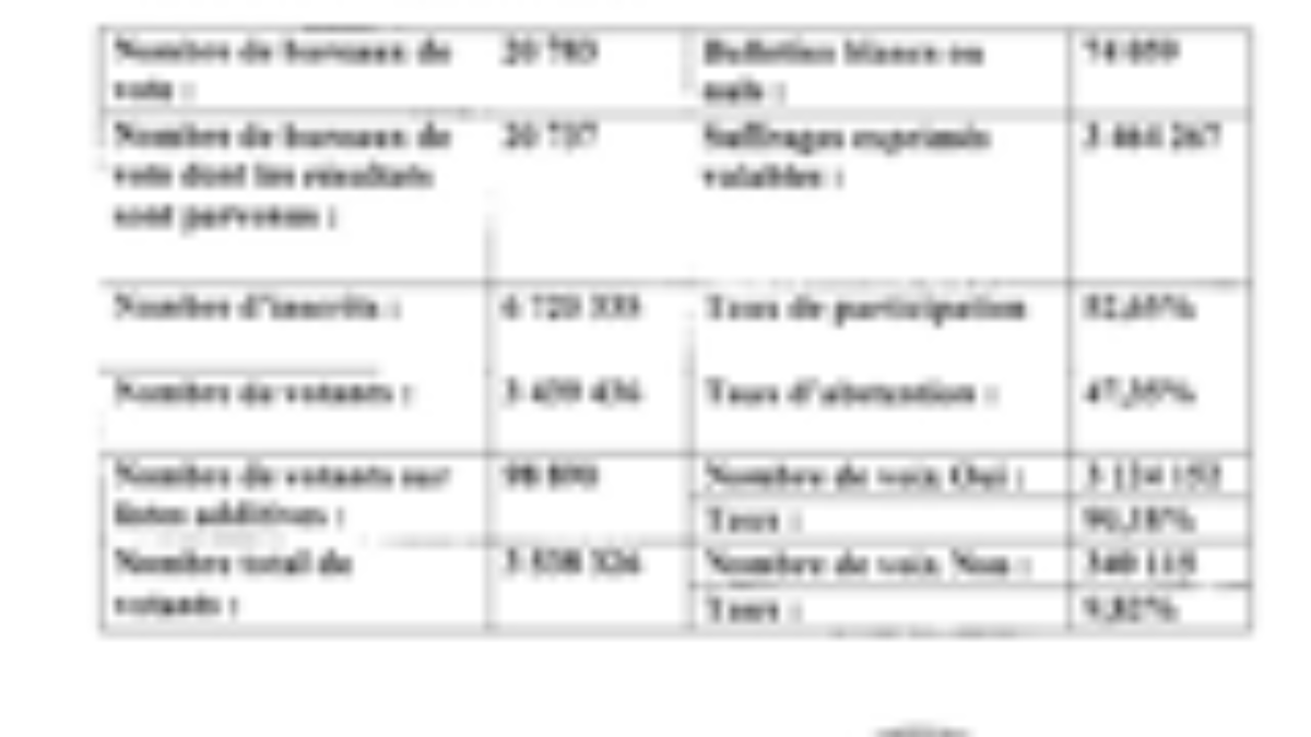 Le Niger tient sa nouvelle Constitution