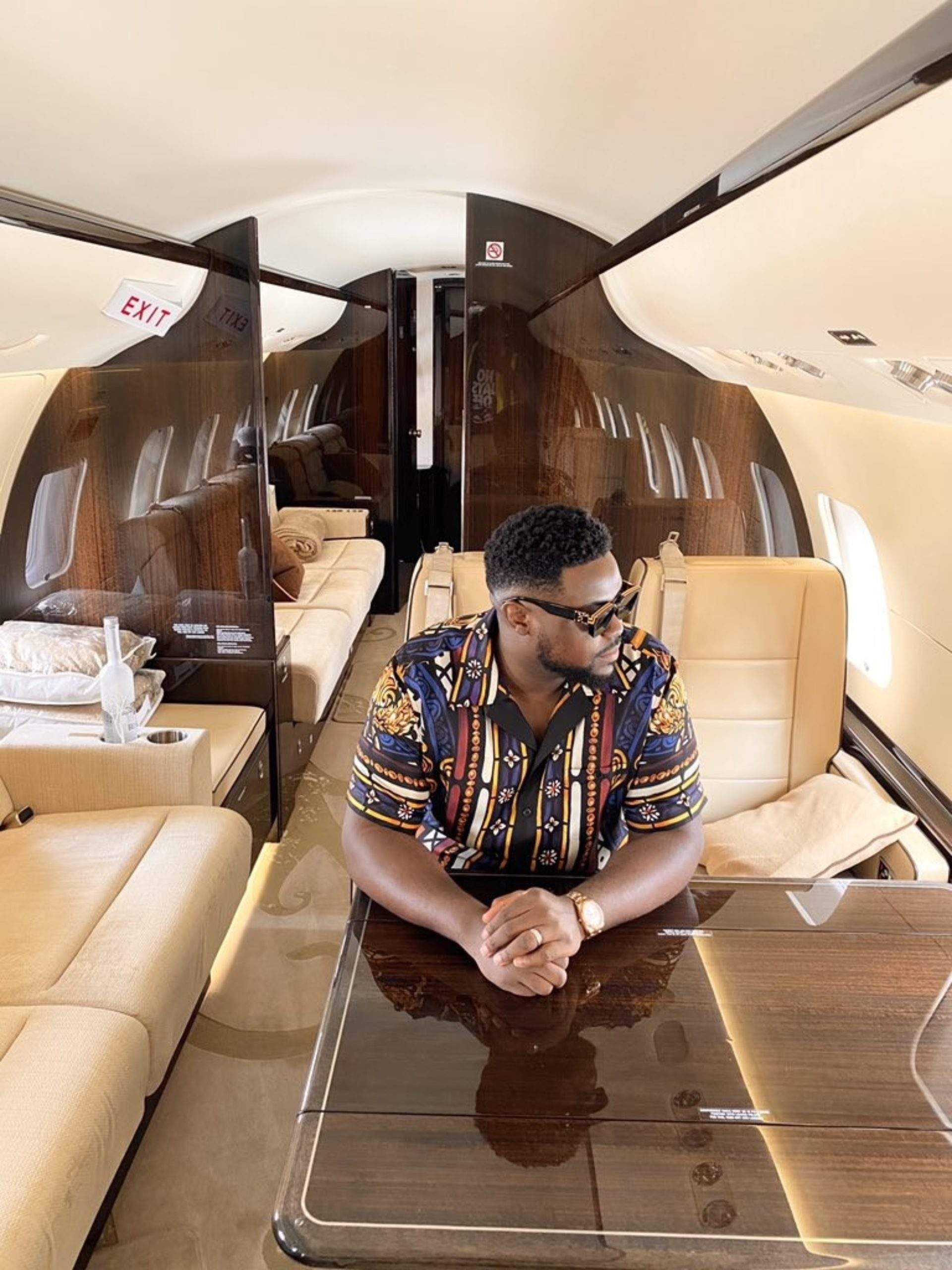 Nigeria : le nouveau jet privé dans la collection de la famille Davido