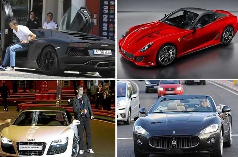 La luxuriante collection de voitures de Cristiano Ronaldo