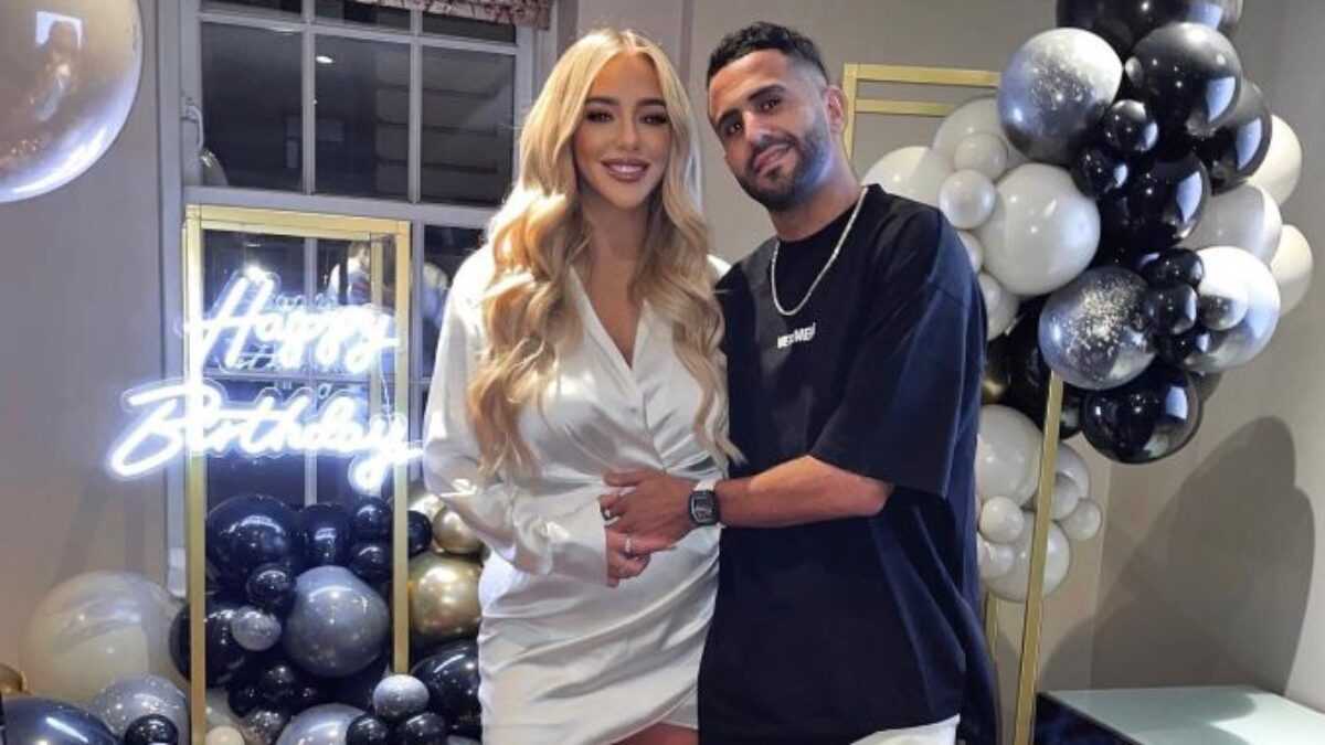 Taylor Ward célèbre son mari Riyad Mahrez