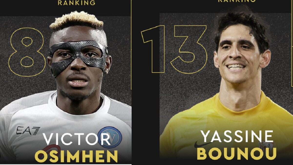 Ballon d'Or 2023 : Osimhen et Bounou meilleurs joueur et gardien africains Ballon d'Or 2023 : Osimhen et Bounou meilleurs joueur et gardien africains