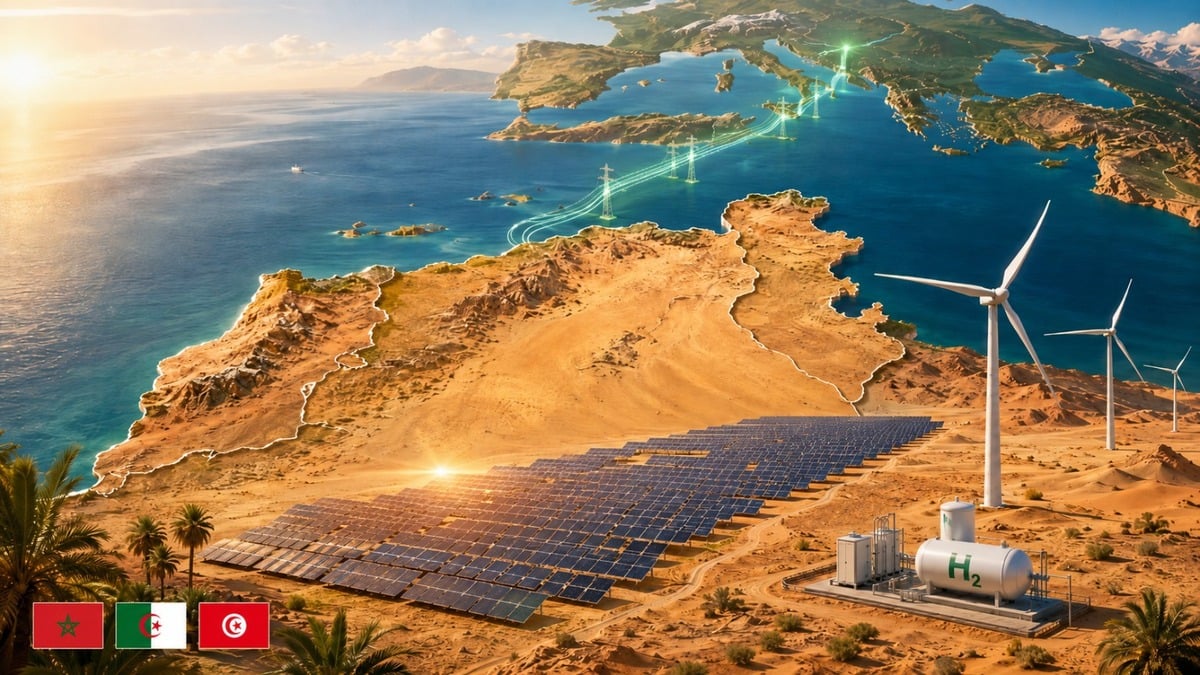 T-MED : Algérie, Tunisie, Maroc, le Maghreb face au pari de l’énergie verte